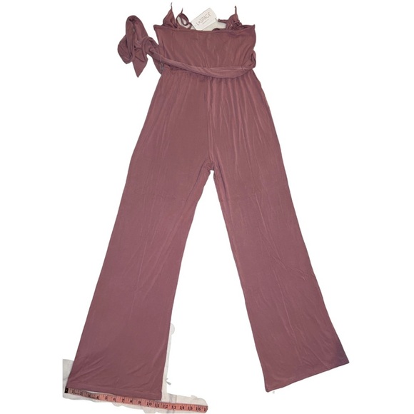 l*space | Pants & Jumpsuits | Lspace Alora Wide Leg Jumpsuit Dusty Rose ...